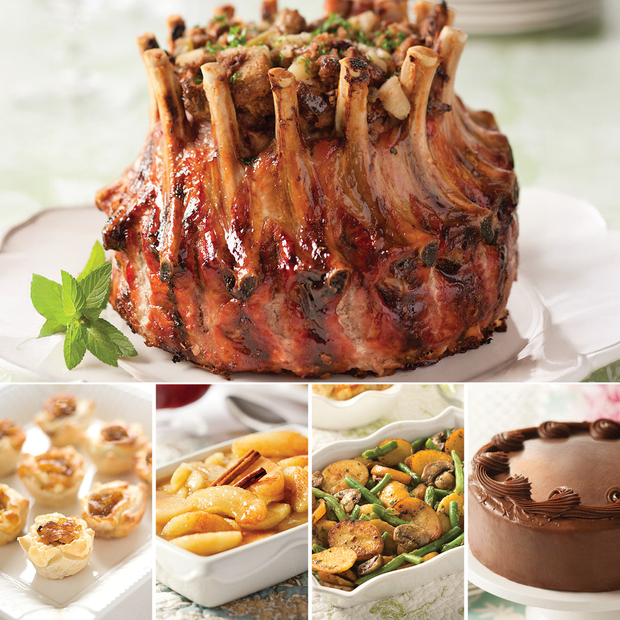 Crown Roast Pork Complete Dinner Delivered – Chesapeake Bay Crab Cakes