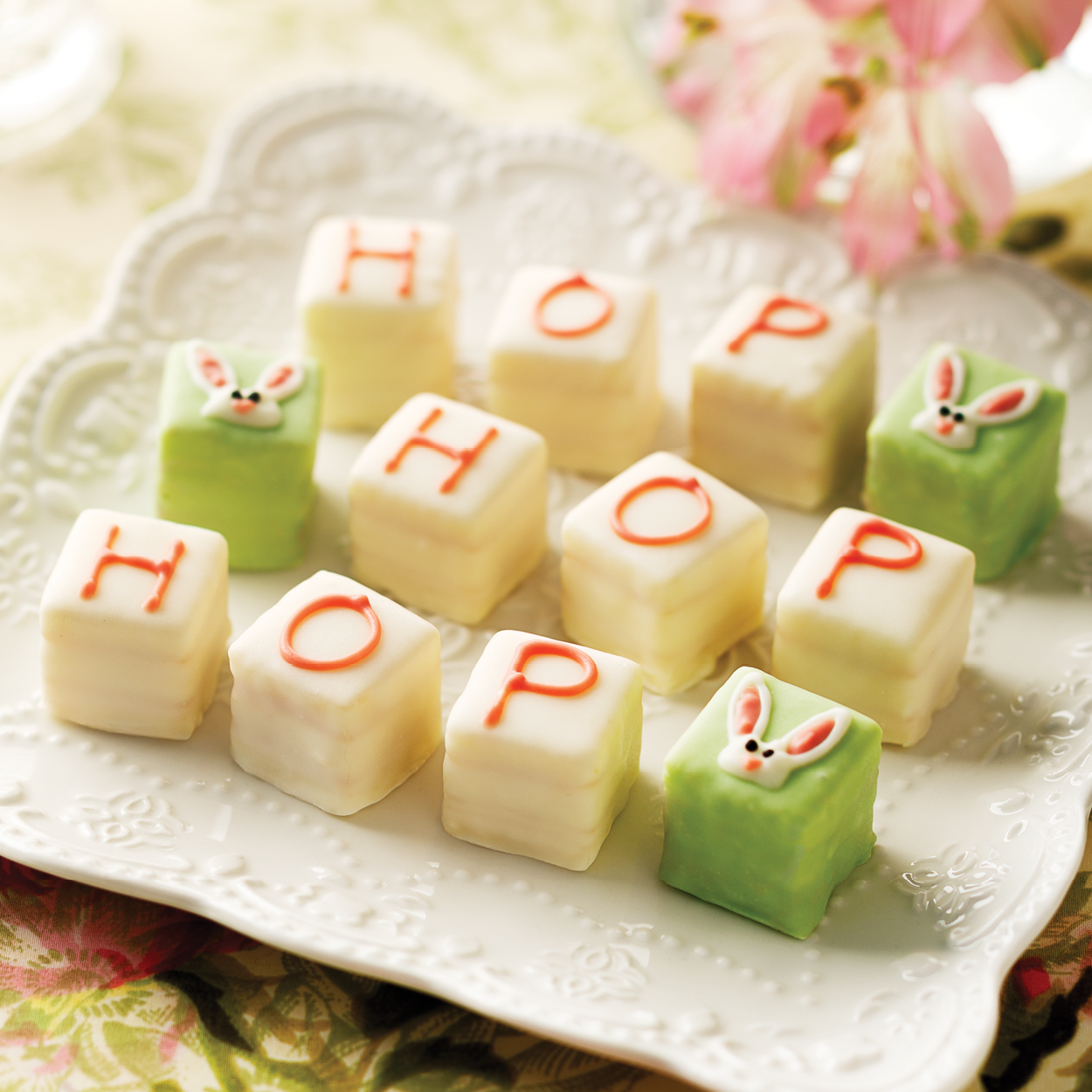Easter Petit Fours Delivery – Chesapeake Bay Crab Cakes