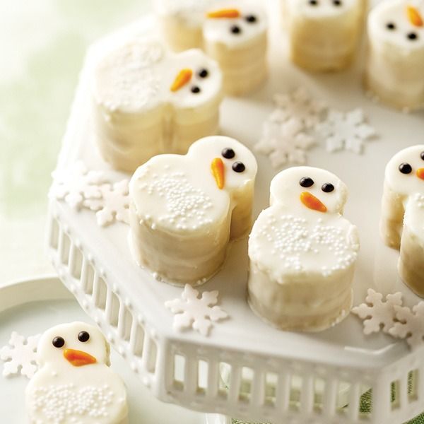 Snowman Tea Cakes | Hand-Decorated Gourmet Dessert | Chesapeake Bay ...